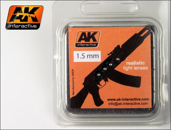 AK INTERACTIVE LIGHT LENSES WHITE 1,5mm | Fields of Glory Models