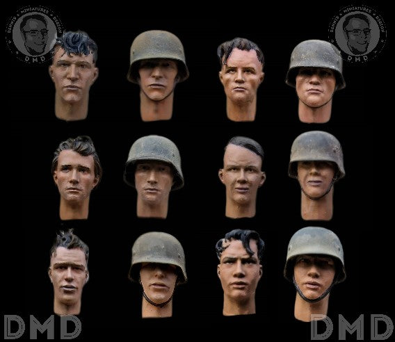 DMD 1/35 scale WW2 German Heads #5 (limited edition) | Fields of Glory ...