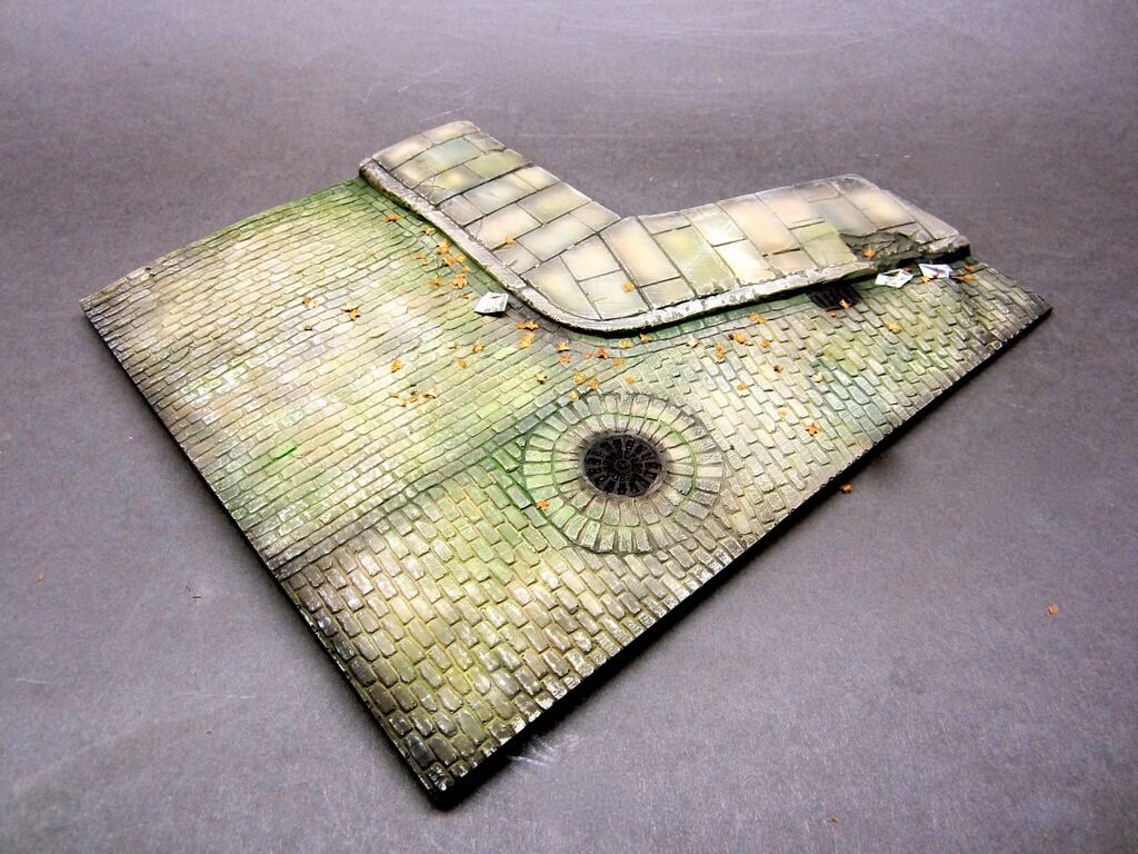 FoG Models 1/35 Scale Diorama Base No.7 corner base 240mm x 200mm ...
