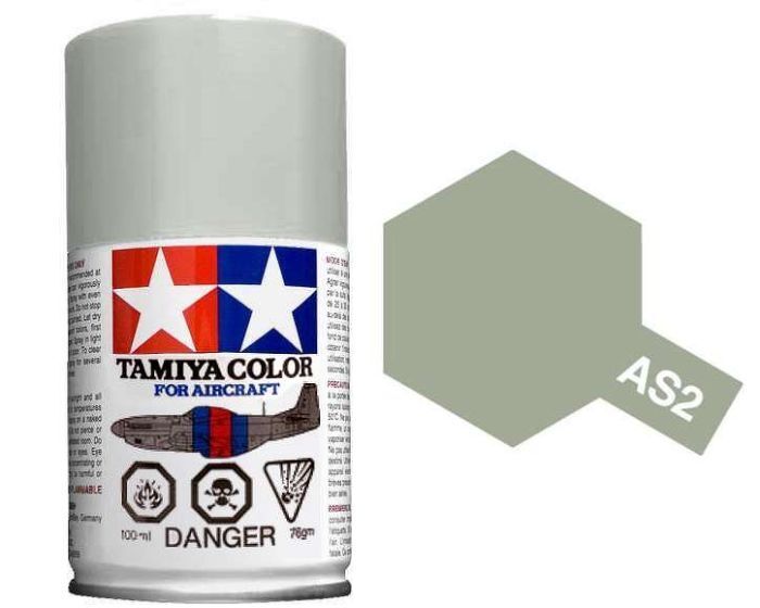 Tamiya 100ml Acrylic Spray Paint For Scale Models AS-1 to AS-32 Aircra ...