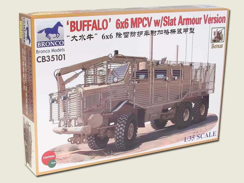 1/35 Scale Buffalo 6x6 MPCV Slat Armour Version | Fields of Glory Models