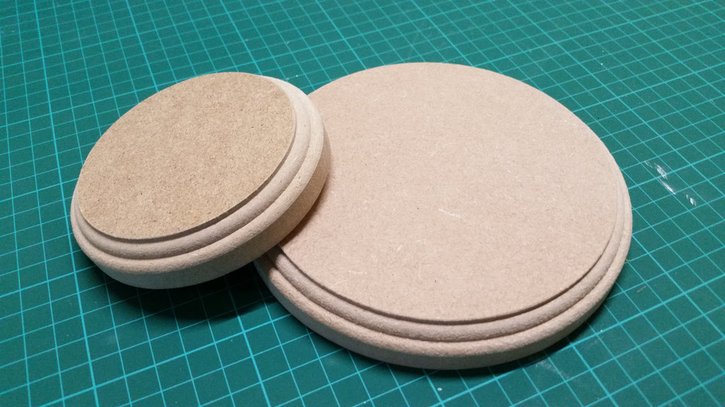 MDF Wooden display base Round 85mm Display area | Fields of Glory Models