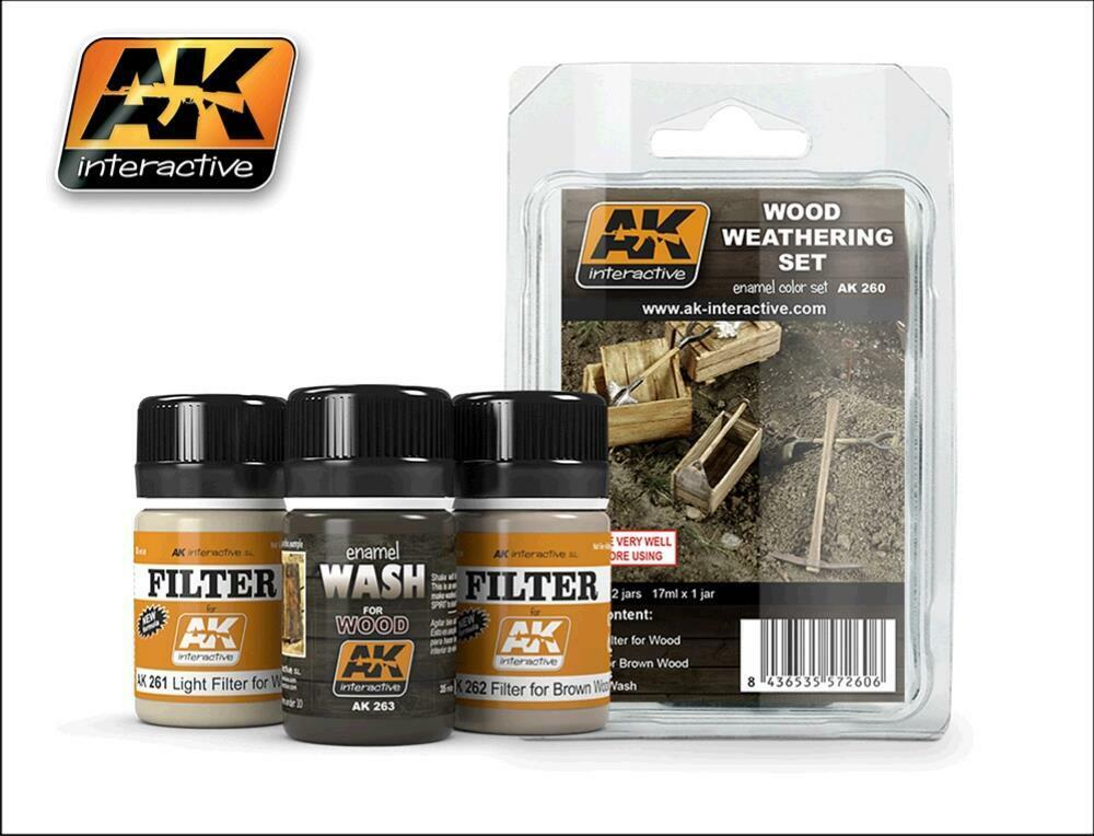 AK WEATHERING WOOD WEATHERING SET | Fields of Glory Models
