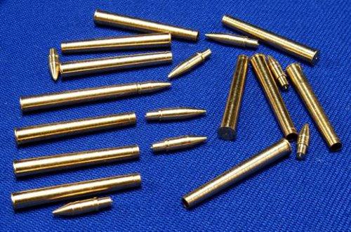 1/35 Scale Brass artillery shells 7.5cm Pak 40 brass shells and ammo ...